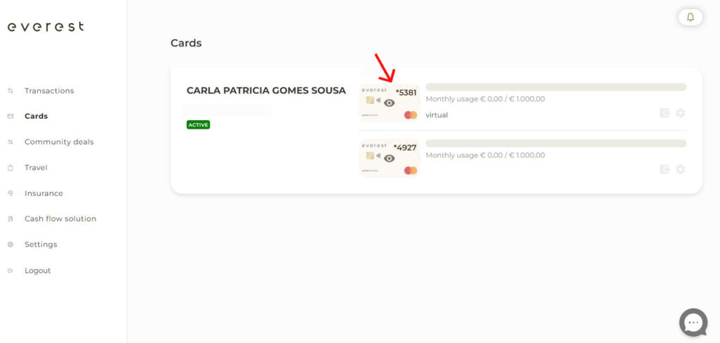 5. How to find my card details in my Everest account? – Everestcard