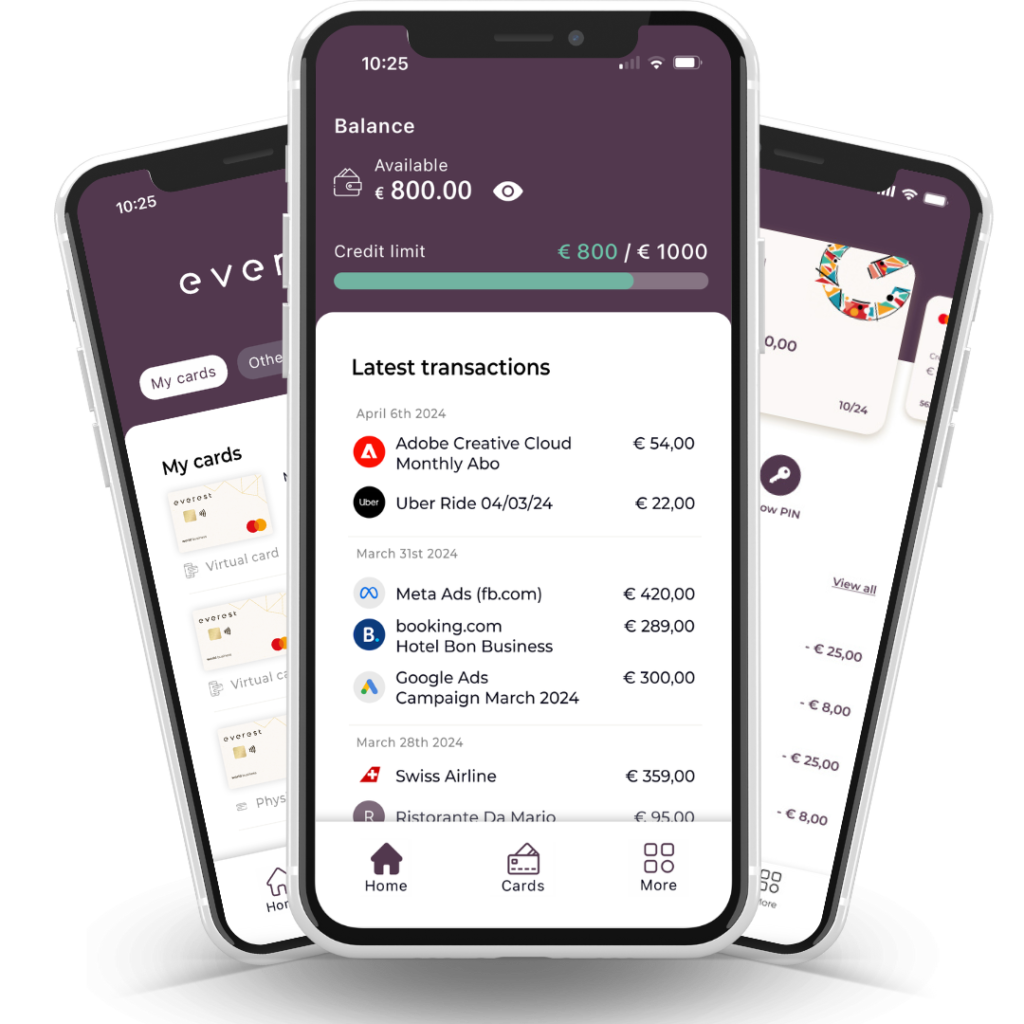 Control all your business finances on the go – Everestcard